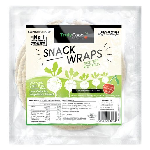 Truly Good Snack Wraps 8 Pack | PnP