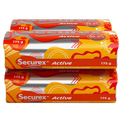 Securex Active Hygiene Soap 4 x 175g | PnP
