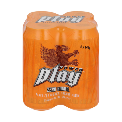 Power Play Energy Drink Peach 4 x 440ml | Smart Price Specials | PnP Home