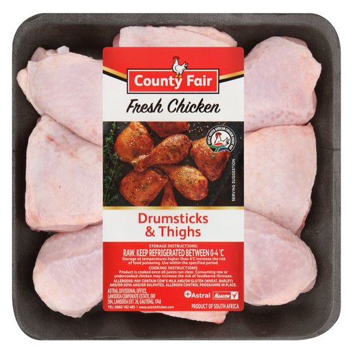 County Fair Fresh Chicken Drumsticks & Thighs | PnP