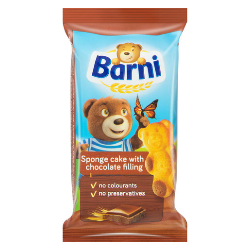 Barni Sponge Cake with Chocolate Filling 30g x 864 | PnP
