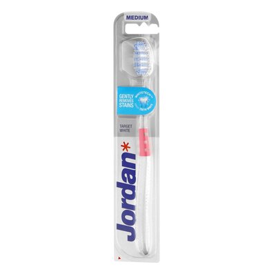 Jordan Toothbrush Adult White Medium | PnP