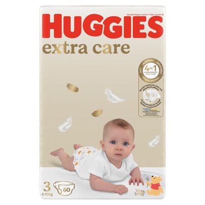 Huggies Extra Care Size 3, 60 Nappies | PnP