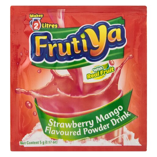Frutiya Strawberry Mango Flavoured Powder Drink 5g | PnP