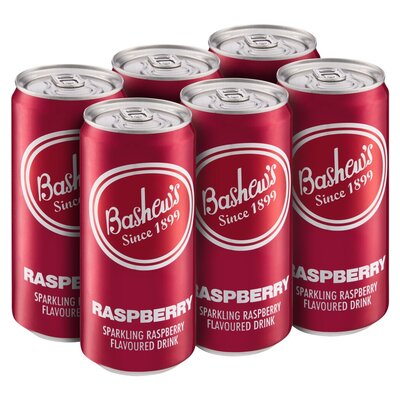 Bashews Raspberry Sparkling Drink 6 x 300ml | PnP
