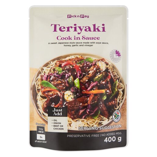 PnP Teriyaki Cook In Sauce 400g | PnP
