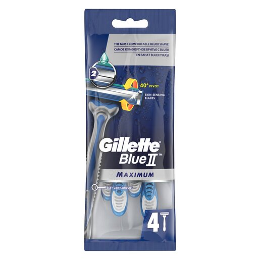 Gillette Blue Ii Max Sensitive Razor 4s | PnP