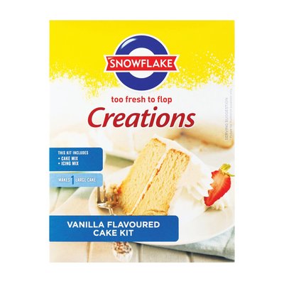 Snowflake Creations Vanilla Flavoured Cake Kit 800g | PnP