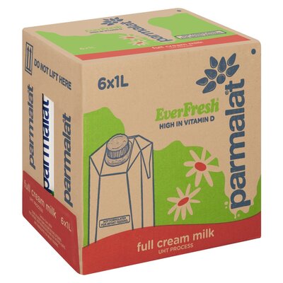 Parmalat Everfresh Full Cream Long Life Milk 6 x 1L | Smart Price Specials | PnP Home