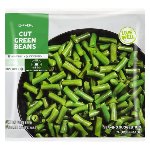 PnP Frozen Cut Green Beans 750g | PnP