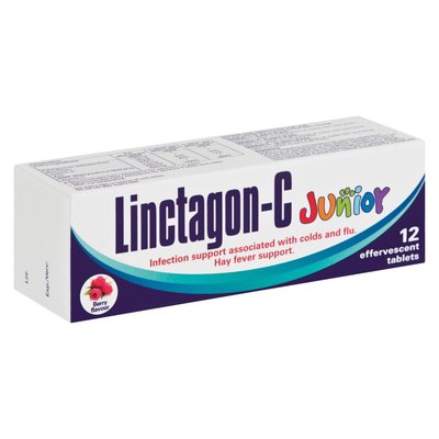 Linctagon-C Junior Berrylicious 12 Effervescent Tablets | PnP