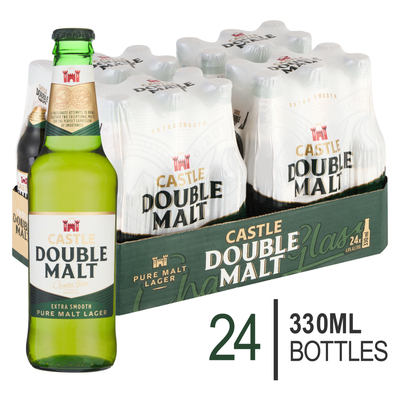 Castle Double Malt Beer 24 x 410ml | PnP