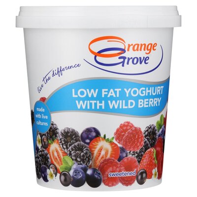 Orange Grove Low Fat Wildberry Yoghurt 1L | PnP