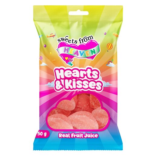 Sweets From Heaven Hearts & Kisses 50g | PnP