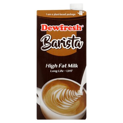 Dewfresh Uht Barista High Fat Milk 1L | PnP