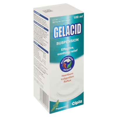 Gelacid Suspension Multipurpose Antacid 100ml | PnP