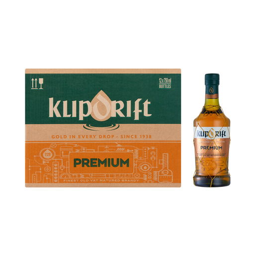Klipdrift Premium Brandy 750ml x 12 | PnP