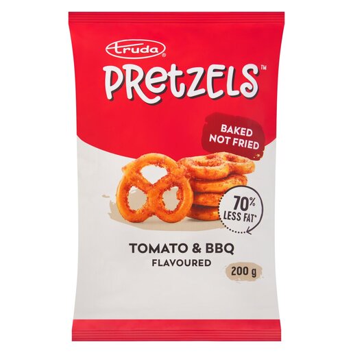 Truda Tomato & BBQ Flavoured Pretzels 200g | PnP