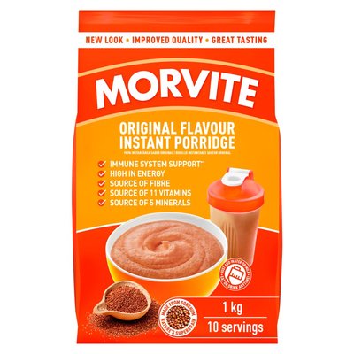 Morvite Sorghum Instant Porridge Banana Flavour 1kg | PnP