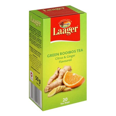 Laager Tea Green Rooibos Citrus 20 Pack | PnP