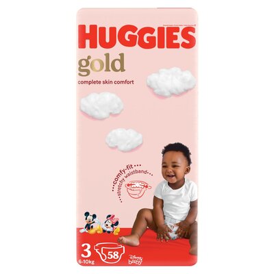 Huggies Gold Size 3 (5-7kg) Value Pack 58 Nappies | PnP