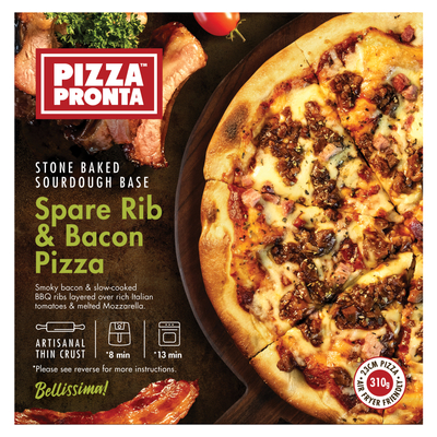 Pizza Pronta Spare Rib & Bacon Frozen Pizza 23cm | PnP