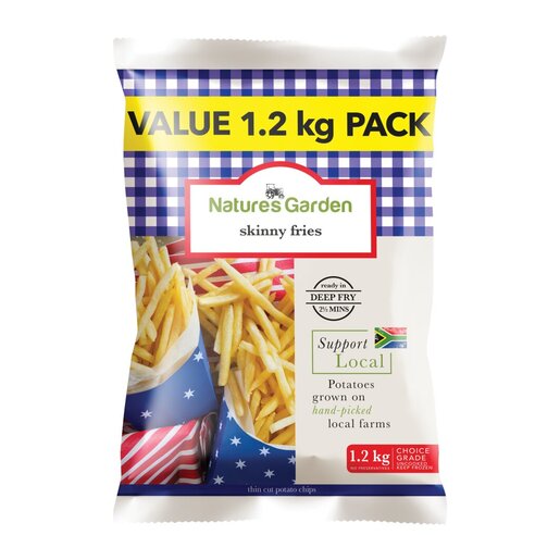 Natures Garden Skinny Fries 1.2kg | PnP