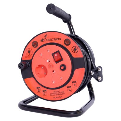 Selectrix 10A Open Electrical Reel Extension Cable 20m | PnP