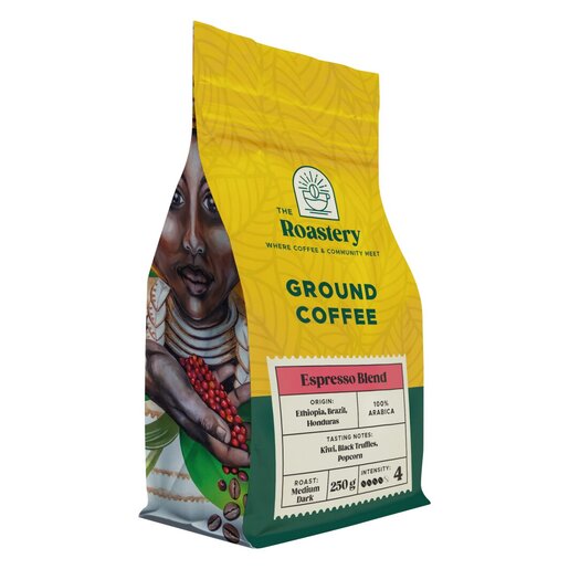 The Roastery Espresso Blend Ground Coffee 250g | PnP