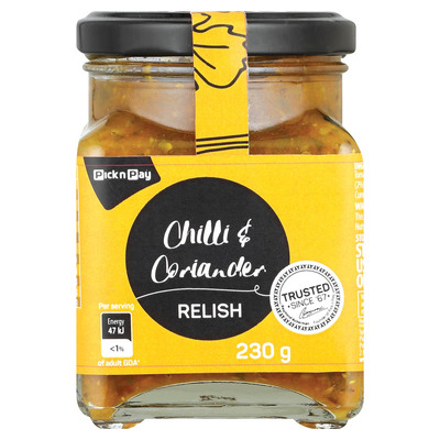 PnP Relish Chilli & Coriander 230g | PnP