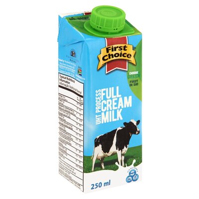 First Choice Full Cream Milk 250ml | PnP