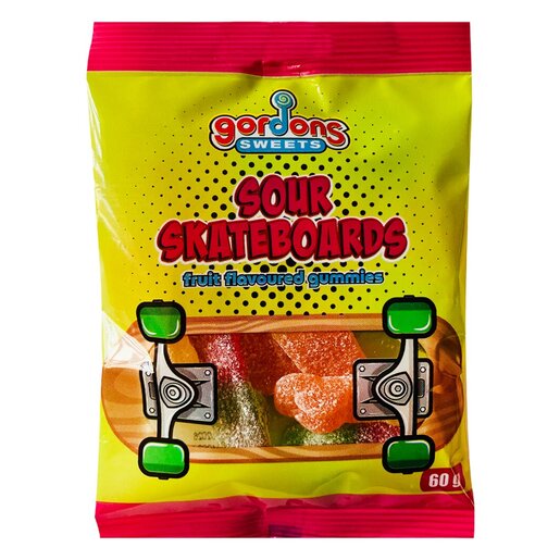 Gordons Sweets Sour Skateboards 60g | PnP