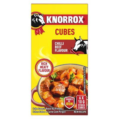 Knorrox Chilli Beef Stock Cubes 6 Pack | PnP