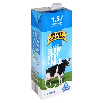 First Choice Uht Low Fat Milk 1.5L | PnP