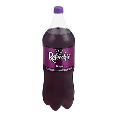 Refresh Grape Flavoured Carbonated Soft Drink 2L | PnP