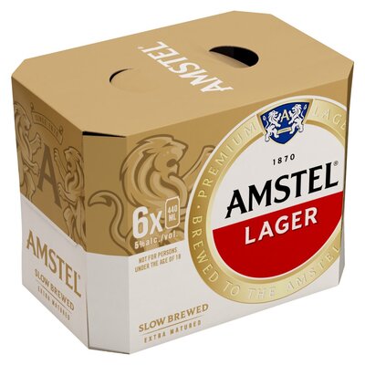 Amstel Lager Cans 6 x 440ml | Smart Price Specials | PnP Home