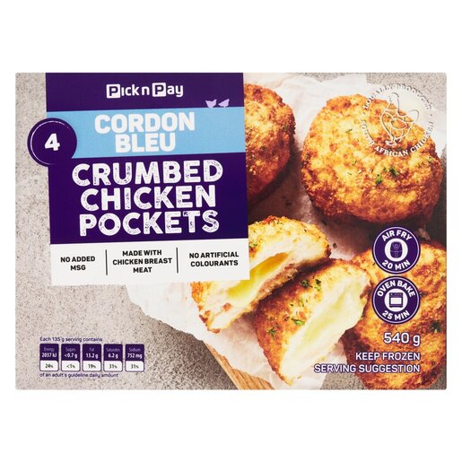 PnP Crumbed Chicken Cordon Bleu 540g | PnP