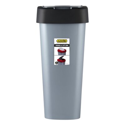 Addis Swing Lift Bin Pewter 50L | PnP