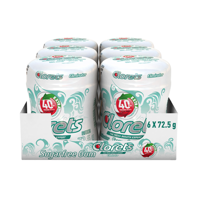 Clorets Gum Eliminator Bottle 6 x 72.5g | PnP
