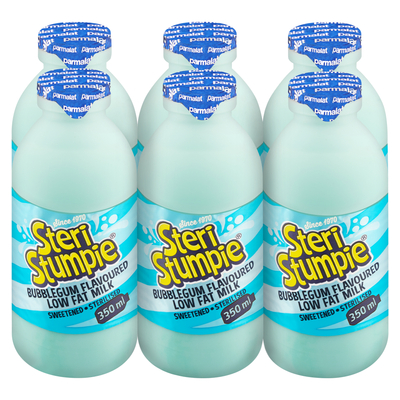 Steri Stumpie Bubblegum Flavoured Low Fat Milk 6 x 350ml | PnP