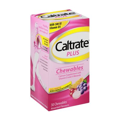 Caltrate Plus Calcium Chewables 30s | PnP
