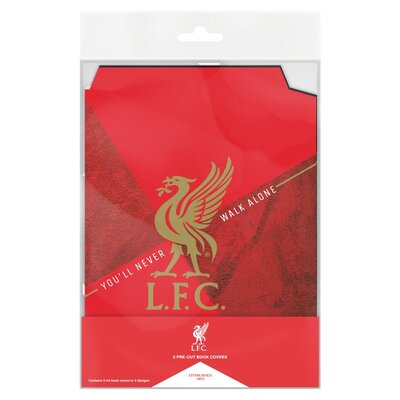 Liverpool Football A4 Precut Assorted Book Covers 5 Pack | PnP
