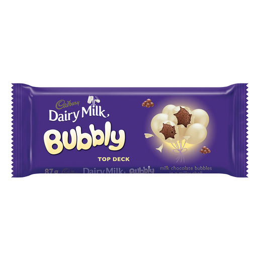 Cadbury Dairy Milk Chocolate Bubbly Top Deck 87g X 24 | PnP