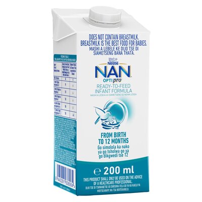 Nestlè Nan Optipro Ready to Feed Formula 200ml | PnP
