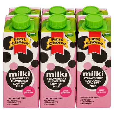 First Choice Strawberry Milk 6 x 250ml | PnP