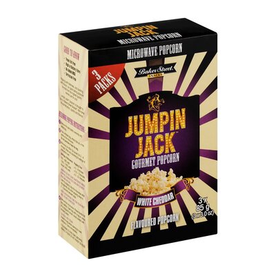Jumpin Jack White Cheddar Gourmet Microwave Popcorn 3 x 85g | PnP