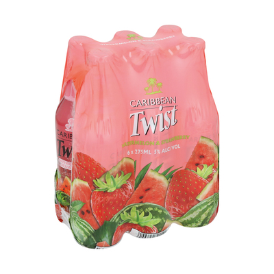 Caribbean Twist Watermelon & Strawberry NRB 275ml x 6 | Smart Price Specials | PnP Home