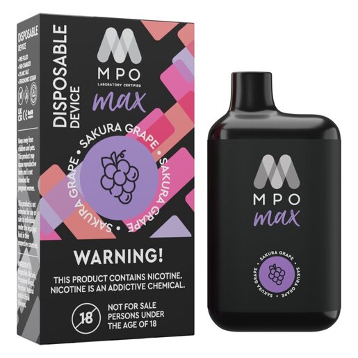 Mpo Vapes Max 5000 Puffs Sakura Grape 35mg 8ml | PnP