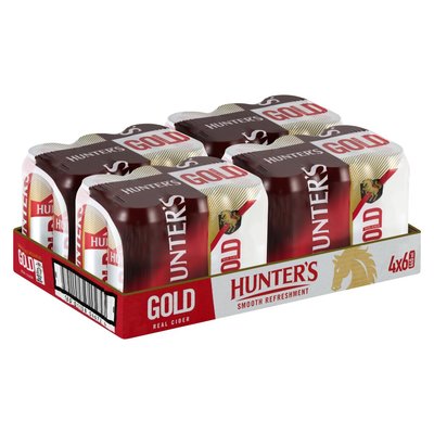 Hunters Gold Cider Can 24 x 440ml | PnP