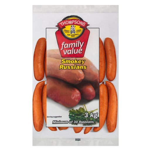 Thompsons Smoked Russians 3kg | PnP